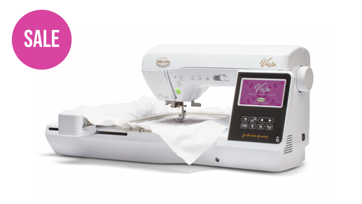 Babylock Vesta Sewing & Embroidery Machine – Sewing World Calgary